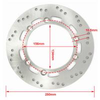 China Replace/Repair Rear 250mm Disc Brake for Suzuki DR600R DR650 DR750 DR800 Custom Design for sale