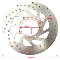 China Replace/Repair Purpose Custom Motorcycle Front Brake Disc 276mm for Honda XL125 TA200 for sale