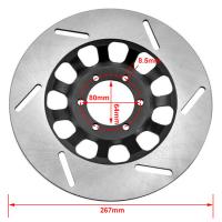 China Custom 267mm Motorcycle Brake Disc in for Yamaha RD250 RZ350 SR500 XJ650 XV1000 XV250 for sale