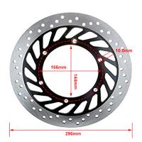 China Custom 296mm Brake Disc Rotor for Honda CBF600 NT700 VF750 CBR1000F Replacement Part for sale