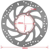 China 300mm Front Brake Disc Replace/Repair Purpose BMW G310R G310GS Stainless steel 420 2Cr13 for sale