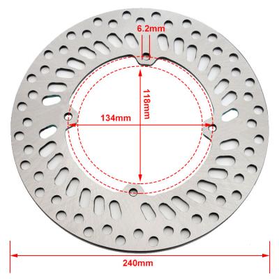 China Custom Design Front Brake Rotor Disc for Honda CRF230F XR250 XR400 XR600R Customized for sale