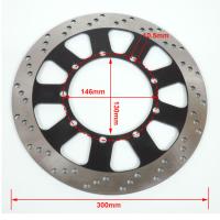 China Custom 300mm Front Brake Disc for Kawasaki KLE500 5mm Thickness Natural Color Black for sale