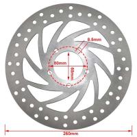 China 260mm Motorcycle Front Disc Brake Rotor for Aprilia Scarabeo 125 150 200 250 400 500 for sale