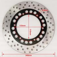 China Custom 245mm Rear Brake Disc for Ducati Monster 400 600 620 750 900 Easy Installation for sale