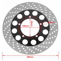 China Customized Stainless Steel Rear Motorcycle Brake Disc Rotor for Suzuki VX800 250mm Size for sale