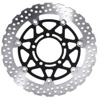 China Customized Natural Color Black 4.5mm Thickness Front Brake Disc for Kawasaki ER6N ER6F for sale
