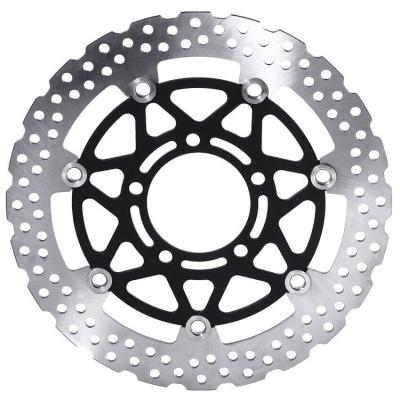 China Customized Natural Color Black 4.5mm Thickness Front Brake Disc for Kawasaki ER6N ER6F for sale