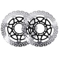 China Customized Natural Color Black 4.5mm Thickness Front Brake Disc for Kawasaki ER6N ER6F for sale