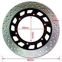 China Custom 282mm Brake Disc for Yamaha V MAX 1200 FJ 1100 1200 Front/Rear Compatibility for sale