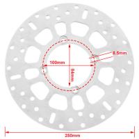 China Customized 6mm Thickness Rear Brake Disc for Suzuki GSF400 GS500 GSX750 Natural Color for sale
