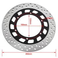 China Replace/Repair 282mm Motorcycle Rear Disc Brake Rotor For Yamaha XVS1100 FJR1300 XV1700 for sale
