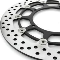China 320mm Front Floating Brake Disc Rotors for Yamaha MT10 R1 R6 Natural Color Black Finish for sale