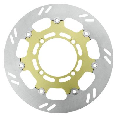 China Natural Color 290mm Front Floating Motorcycle Disc Brake Rotor for Kawasaki KLX650 for sale