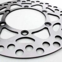 China Customized Front Motorcycle Brake Rotor 220mm for Kawasaki KX85 KX100 in Natural Color for sale