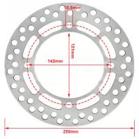 China Custom Color 250mm Motorcycle Front Disc Brake Rotor for Suzuki DR250S DR350S DR350SE for sale