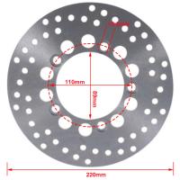 China Replace/Repair Custom 220mm Rear Motorcycle Brake Disc for Suzuki GSXR 600 750 1000 for sale