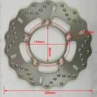 China Custom Rear 220mm Brake Disc Rotor for Suzuki GSXR600 750 1000 TL1000R 1000S SV650 1000 for sale