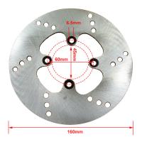 China Customized 160mm Rear Disc Brake Rotor for KTM 60SX 65SX 80MX Stainless Steel 420 2Cr13 for sale
