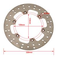 China 220mm Motorcycle Racing Rear Brake Disc Rotor for KTM Duke II 640 E and Manufacturing for sale