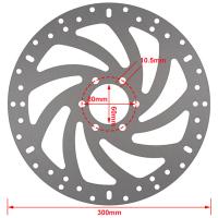 China Natural Color Custom Solid Front 300mm Motorcycle Brake Disc Rotor for KTM Duke/RC 125/250/390 for sale