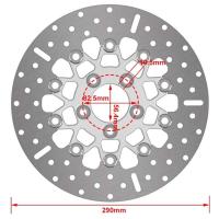 China Custom Rear Disk Brake Motorcycle 290mm for Harley Davidson FXSB FLFB FLFBS for sale