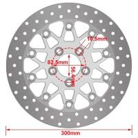 China 300mm Rear Floating Disc Brakes for Harley Davidson 7mm Thickness Customized Design for sale
