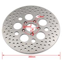 China 292mm Front Brake Disc Rotor for Harley Davidson Sportster 883 1000 1100 Make Samples for sale