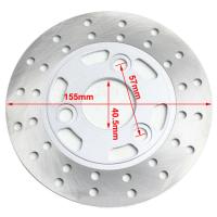 China Stainless steel 420 2Cr13 Custom Front 155mm Motorcycle Brake Disc for Honda Monkey Z50 Z50A Z50J for sale