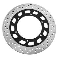 China Stainless Steel 420 Rear 298mm Brake Rotor Disc for Yamaha XVS1300 Natural Color Black for sale