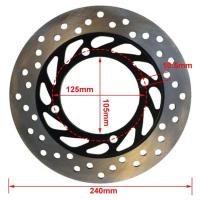 China Front Scooter 240mm Disc Brake Rotor for Honda NSS250 Forza FES 125 150 Phantheon for sale