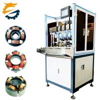 China PLC Core Fan Brushless Motor Winding Machine with Flying Fork Accuracy of 0.05 Degree for sale