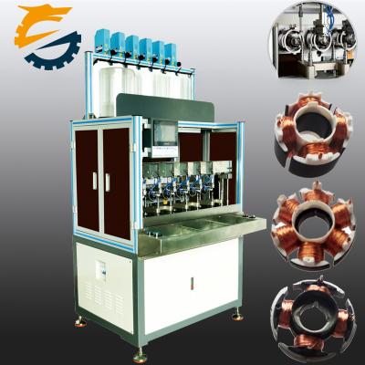 China 6-Station Automatic Winding Machine for Micro-Motor Dc Brushless Motors and Stators for sale