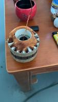 China 4-Pole Transformer Coil Stator Winding Machine with Max4500rpm Flying Fork Speed for sale
