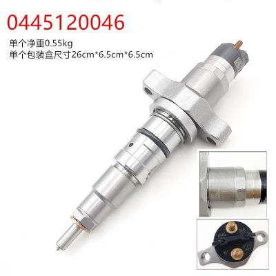 China Bos-ch Common Rail Fuel Injector 0445120046 For Diesel Engine for sale