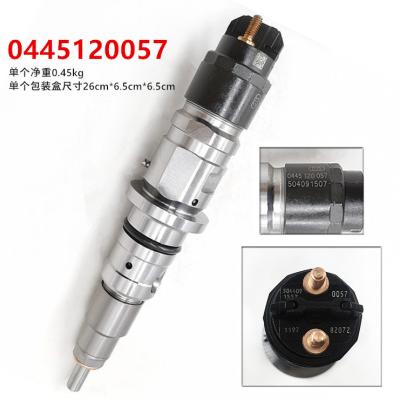 China Bos-ch Common Rail Fuel Injector 0445120057 For Diesel Engine for sale