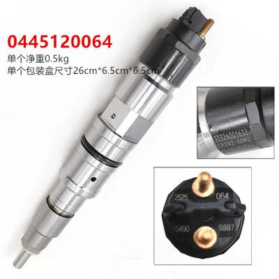 China Bos-ch Common Rail Fuel Injector 0445120064 For Diesel Engine for sale