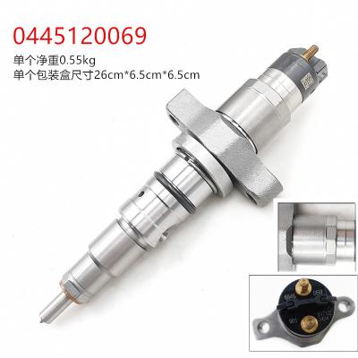 China Bos-ch Common Rail Fuel Injector 0445120069 For Diesel Engine for sale