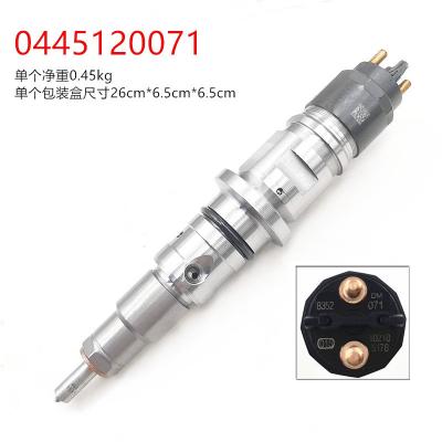 China Bos-ch Common Rail Fuel Injector 0445120071 For Diesel Engine for sale