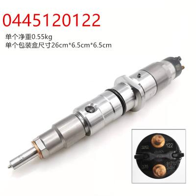 China Bos-ch Common Rail Fuel Injector 0445120122 For Diesel Engine for sale