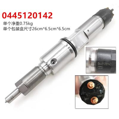 China Bos-ch Common Rail Fuel Injector 0445120142 For Diesel Engine for sale