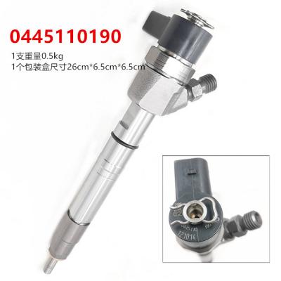 China Bos-ch 0445110190 Common Rail Injector for sale