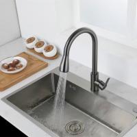 China SONSILL Stainless Steel Kitchen Faucet with Lever Handle 2.2 GPM 12.2 In Height Modern Style for sale