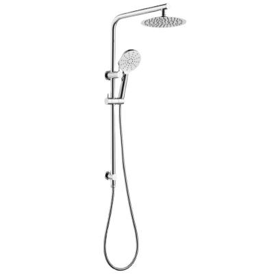 China Wall Hanging SUS304 Stainless Steel Bathroom Shower Faucet Silver 0.8mm Handheld for sale