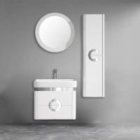 China SONSILL Luxury Modern PVC Wall Mount Bathroom Vanity 60cm Mirror Soft Closing Hinges for sale