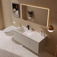 China 60-120cm Multi Sizes Floating Vanity Unit Bathroom Wall Hung for sale