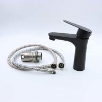 China SUS304 Stainless Steel Bathroom Sink Faucet One Handle Basin Mixer Tap 150mm for sale