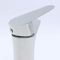 China SUS304 Stainless Steel Silvery Basin Faucet 150mm Wide Mouth Bath Shower Tap for sale