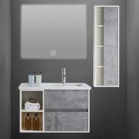 China Luxury Modern 24-86 Inch Bathroom Vanity Set with Smart LED Mirror Custom Size for sale