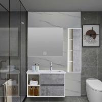 China Luxury Modern 24-86 Inch Bathroom Vanity Set with Smart LED Mirror Custom Size for sale